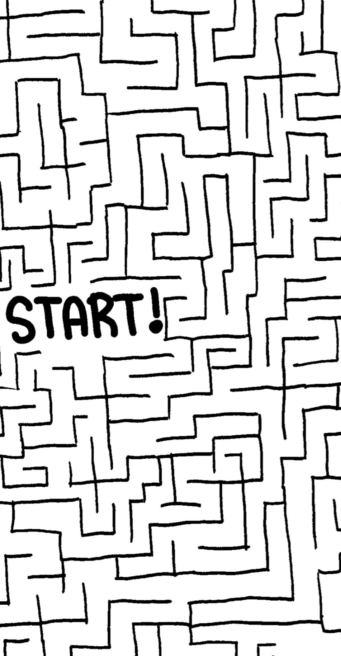 Easy Hand-drawn Maze - Etsy