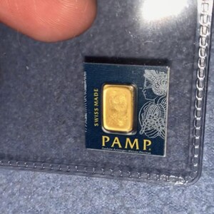 PAMP Suisse 1 Gram Multigram GOLD Bullion Bar 999.9 of Fine Gold Sealed ...