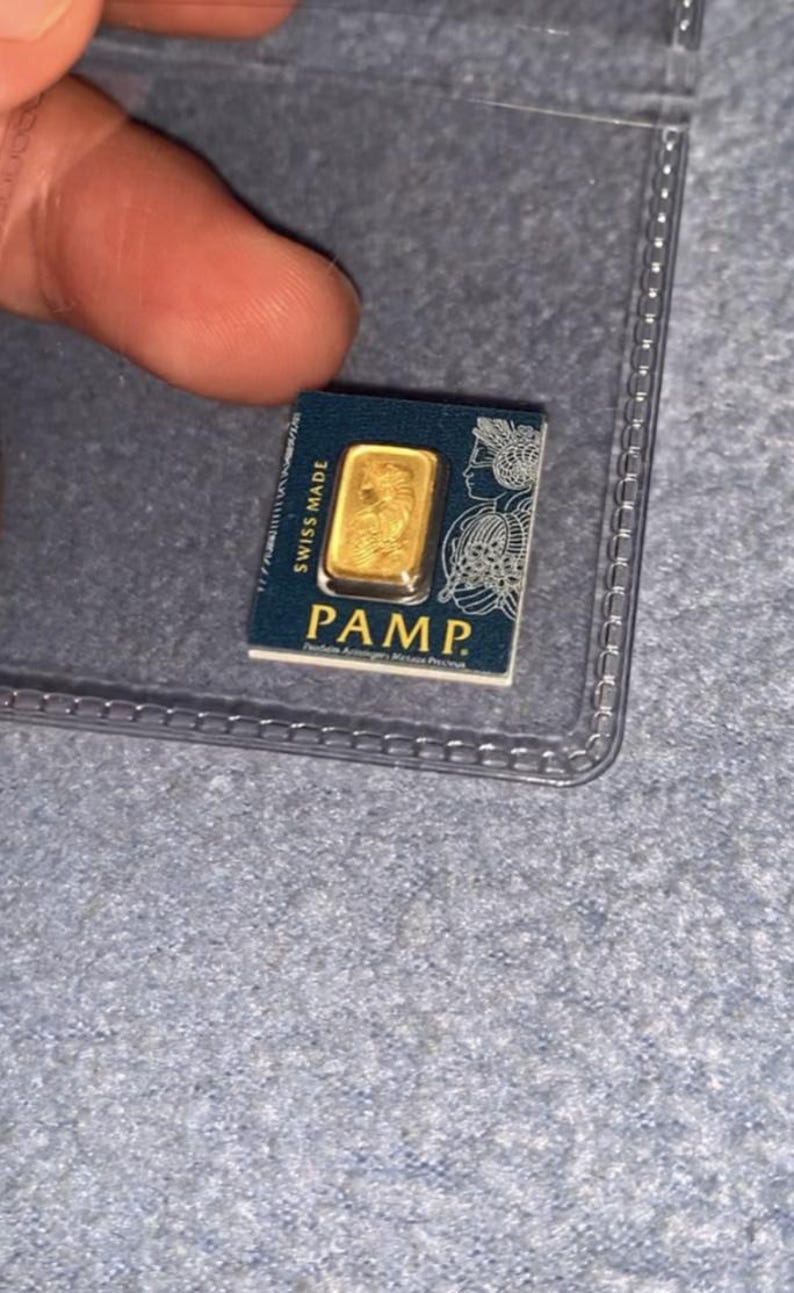 PAMP Suisse 1 Gram Multigram GOLD Bullion Bar 999.9 of Fine Gold Sealed ...