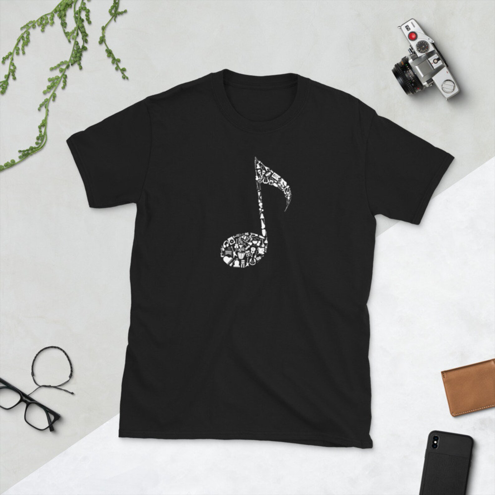 Music Note Musical Band Singer Musician Unisex T-Shirt | Etsy
