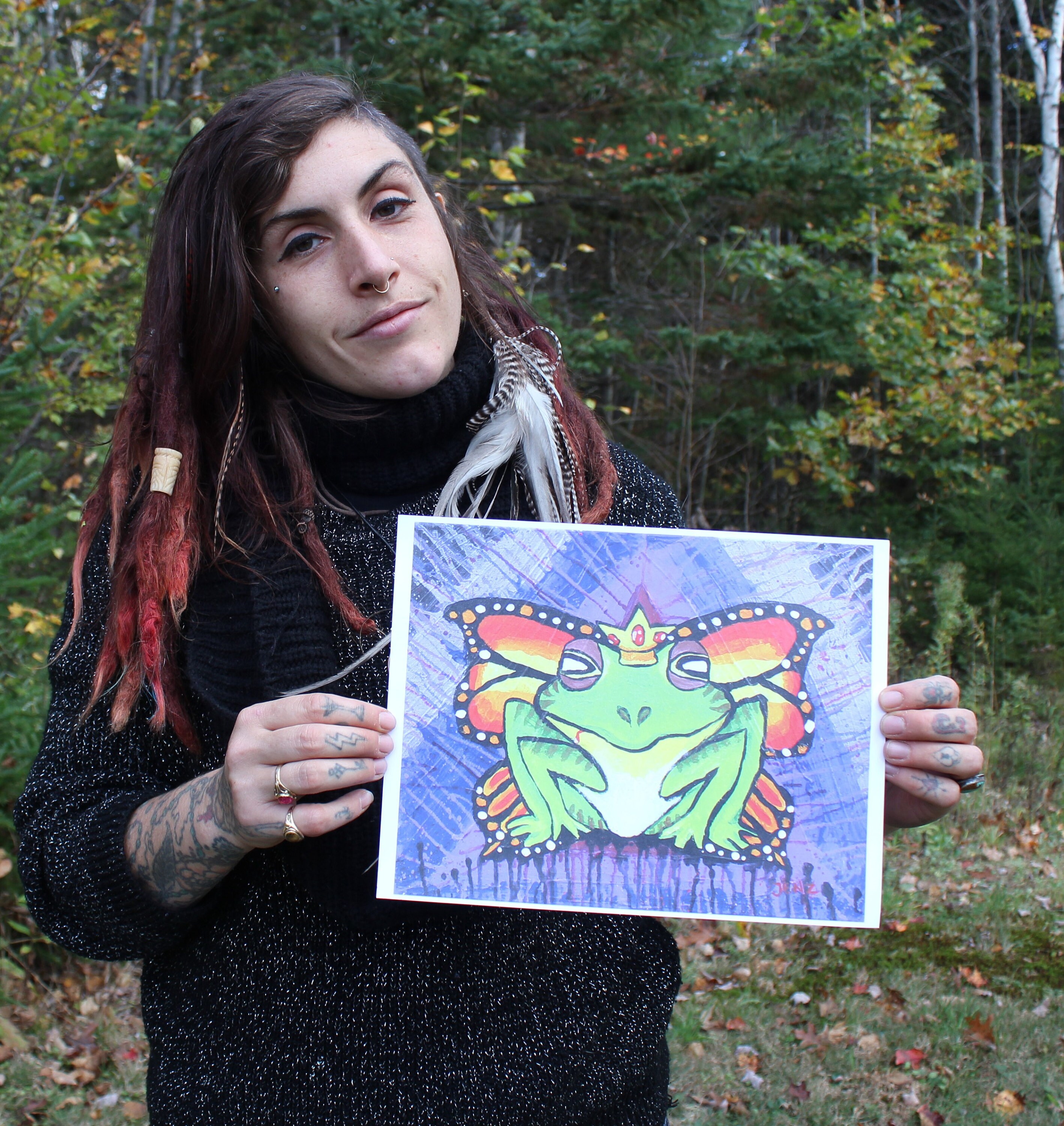 Trippy Drippy Artwork, Trippy Frog, Tripping Toad, Fairy Frog, Prince ...