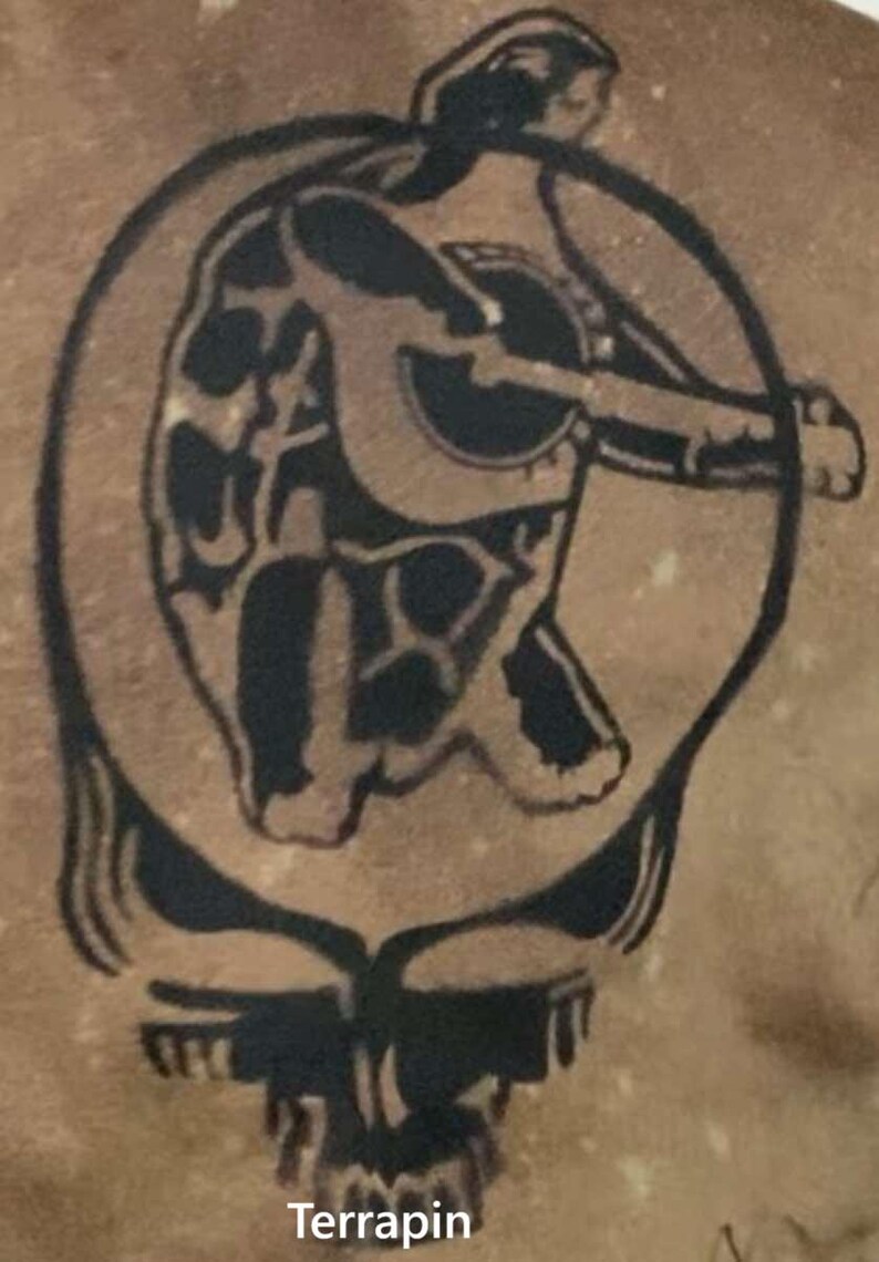 Customize Your Own NAVY Bleach Dye Grateful Dead Stealie T Shirt With ...