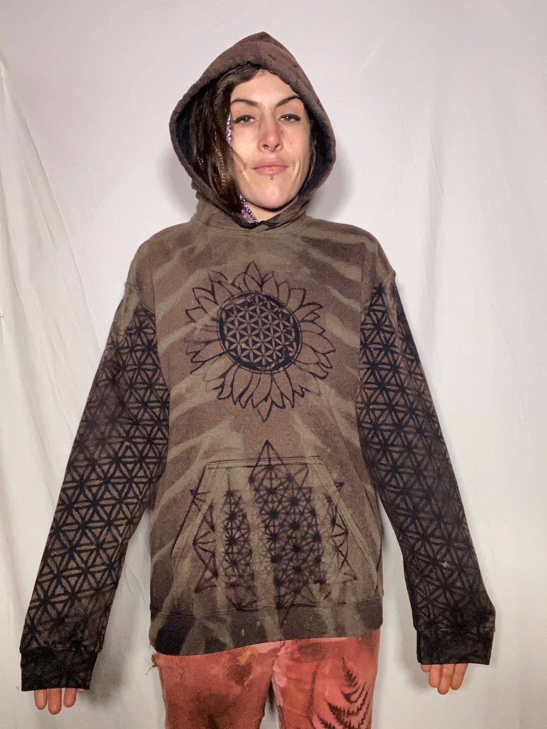 Made to Order, Custom, Sunflower, Flower of Life, Fern Tetrahedron ...