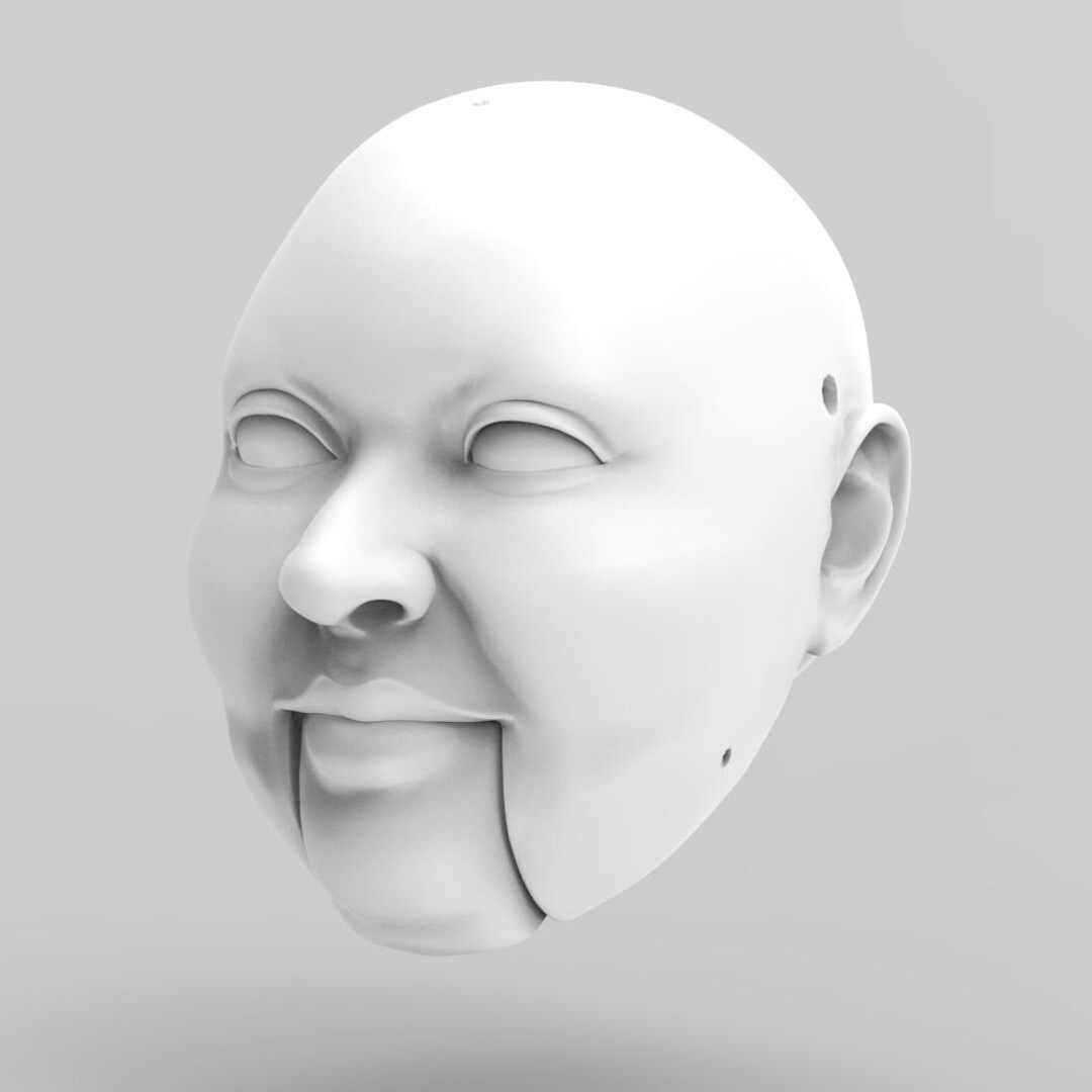 Fat Man/woman Marionette Head STL File - Digital File for 3D Printing ...