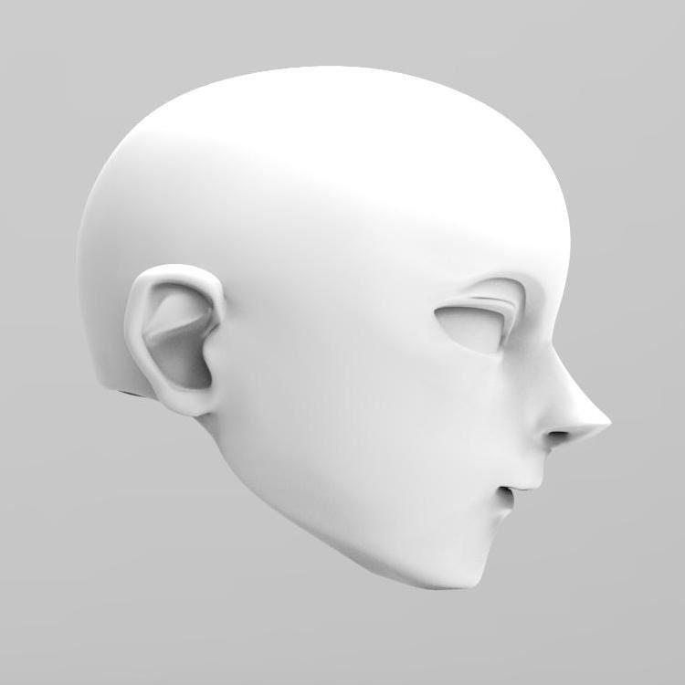 Anime Style Marionette Head STL File - Digital File for 3D Printing ...