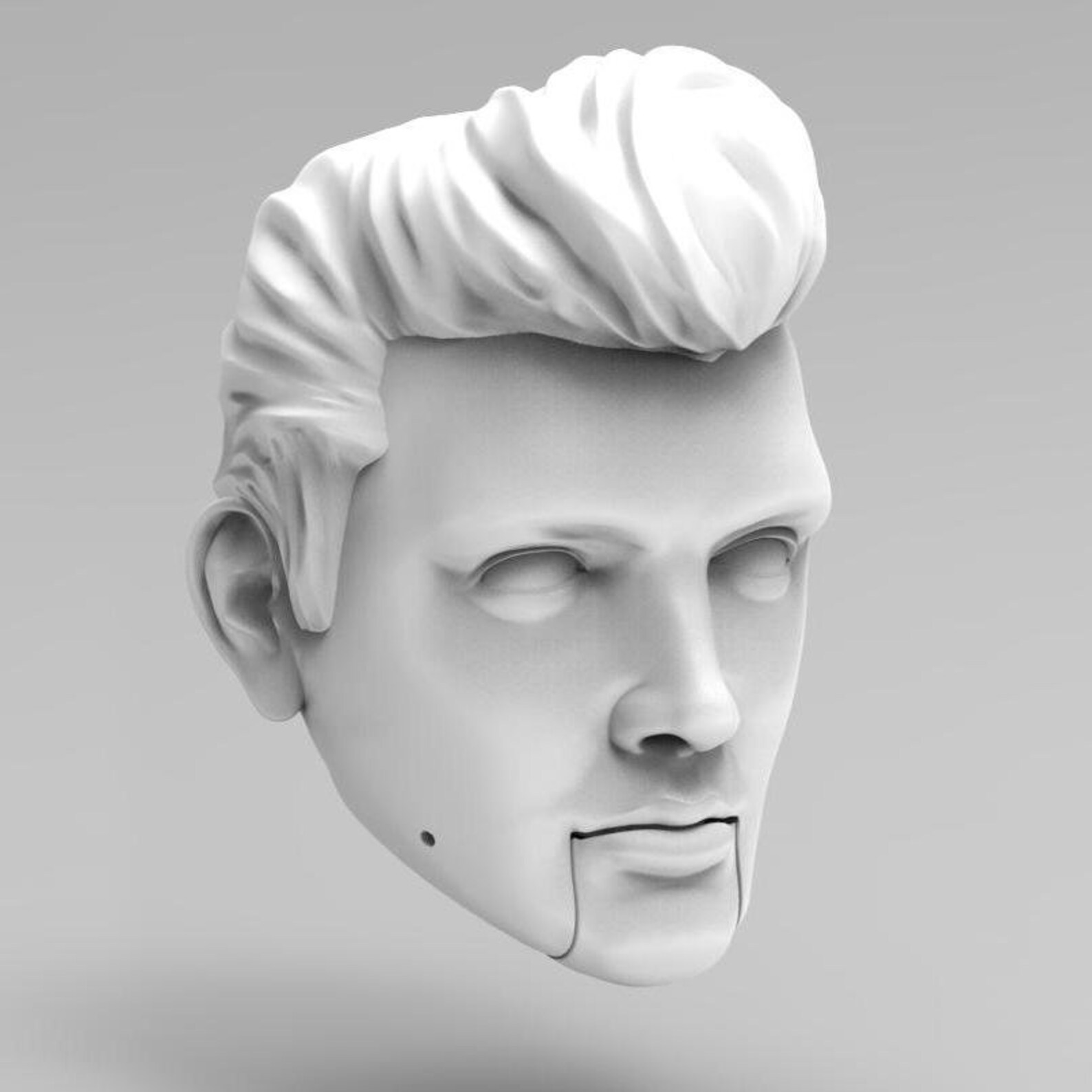 Elvis Presley Marionette Head STL File - Digital File for 3D Printing ...
