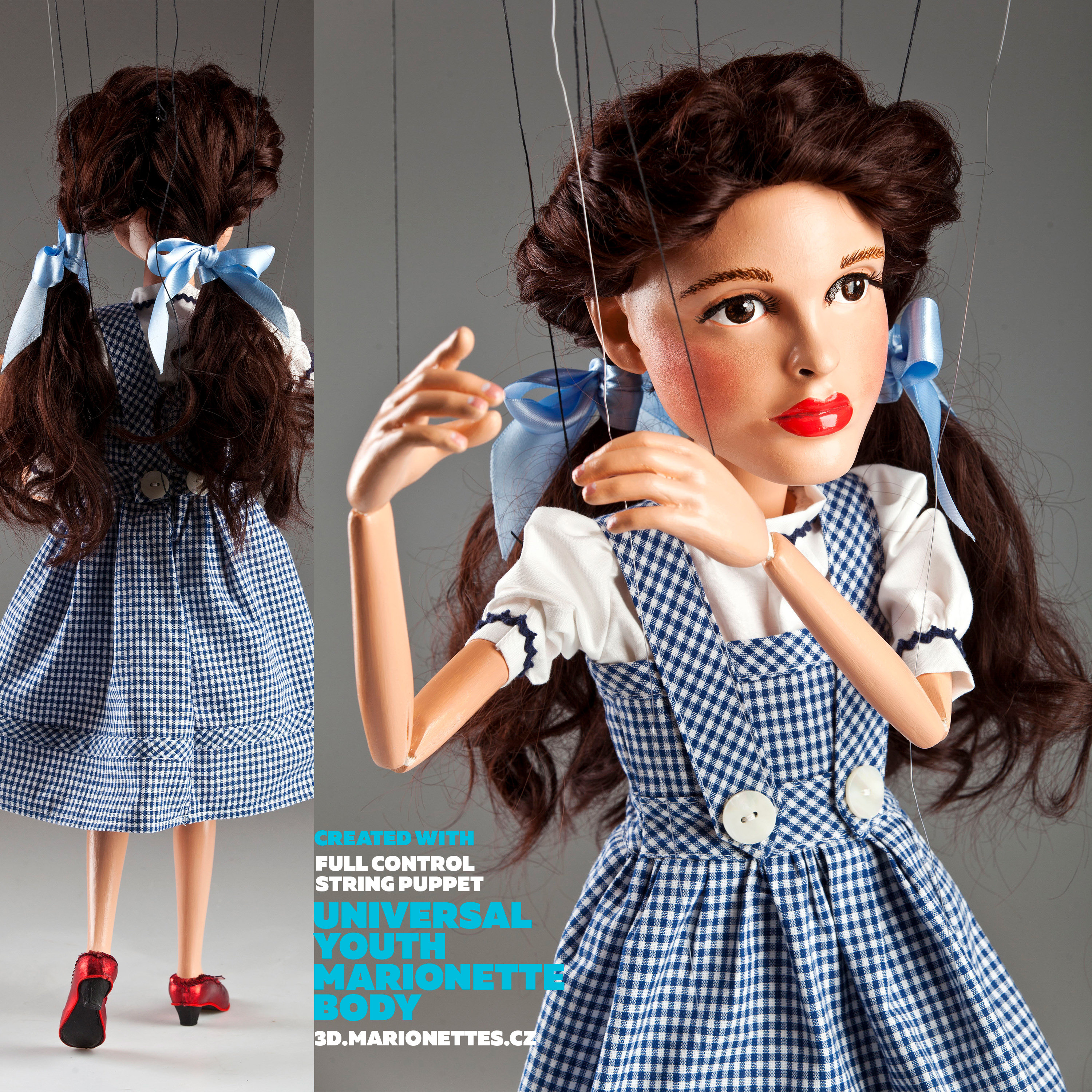 Full Control Universal Marionette STL File - Digital File for 3D Printing | Available in 2 ...