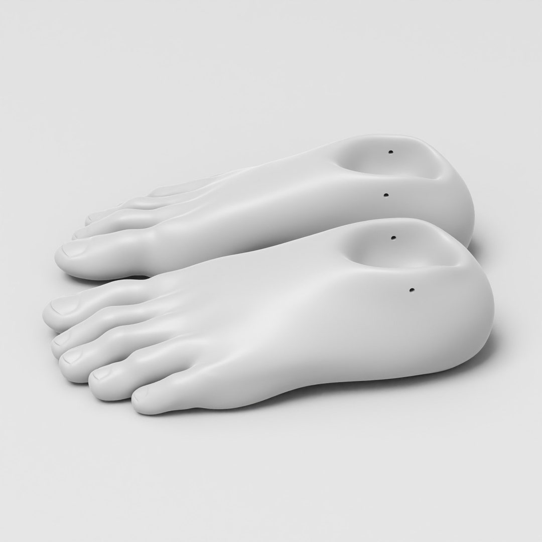 3D Model Foot (for 3D Printing) - Etsy