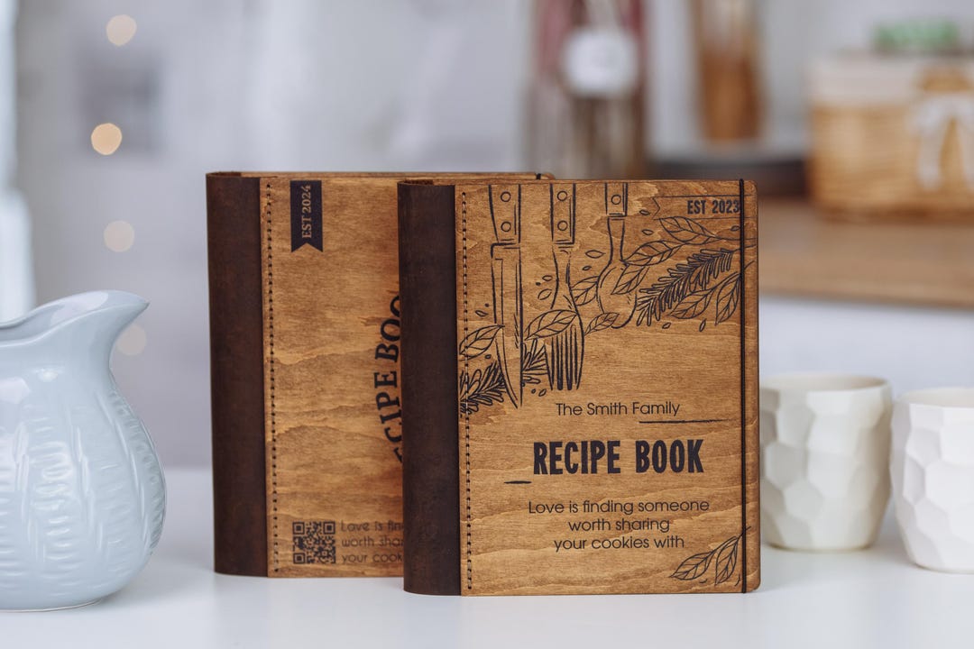 Personalized Recipe Book, Family Heirloom Cookbook Binder, Custom ...