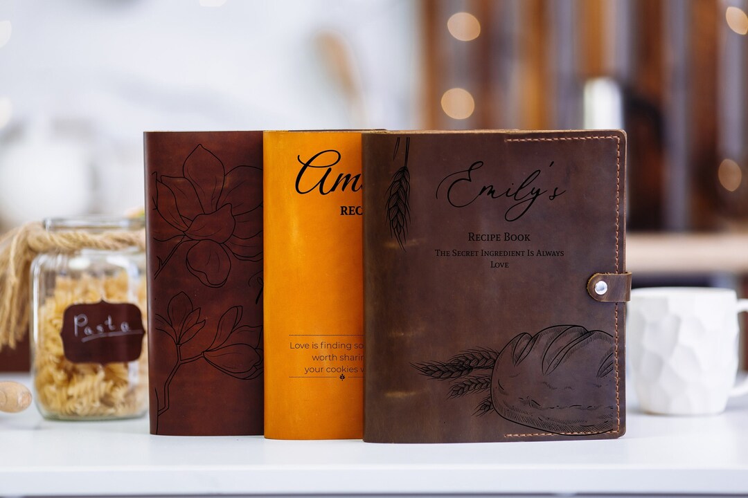 Personalized Recipe Book Custom Recipe Binder Family Heirloom Cookbook ...