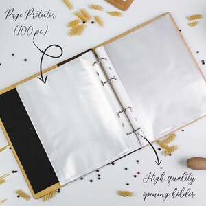 Personalized Recipe Book Binder/wooden Cookbook/blank Cook Book Binder ...