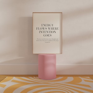 ENERGY FLOWS WALL, Energy Cleansing, Energy Flows Where, Intention Goes ...