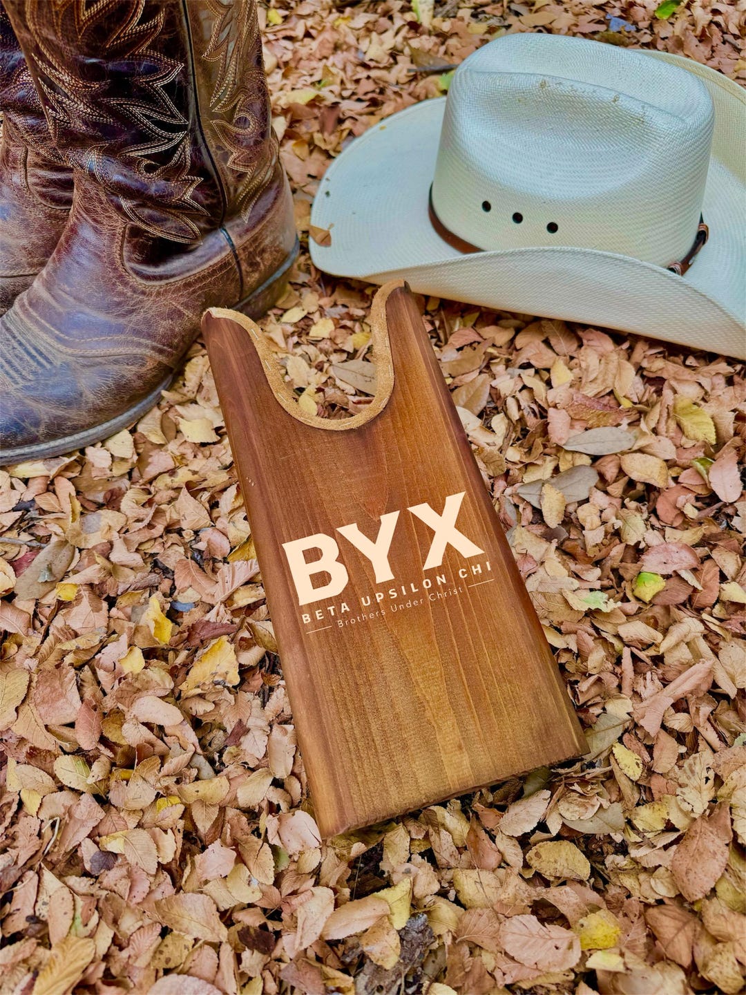 Beta Upsilon Chi BYX Fraternity Wooden Boot Jack Custom Boot Jacks ...