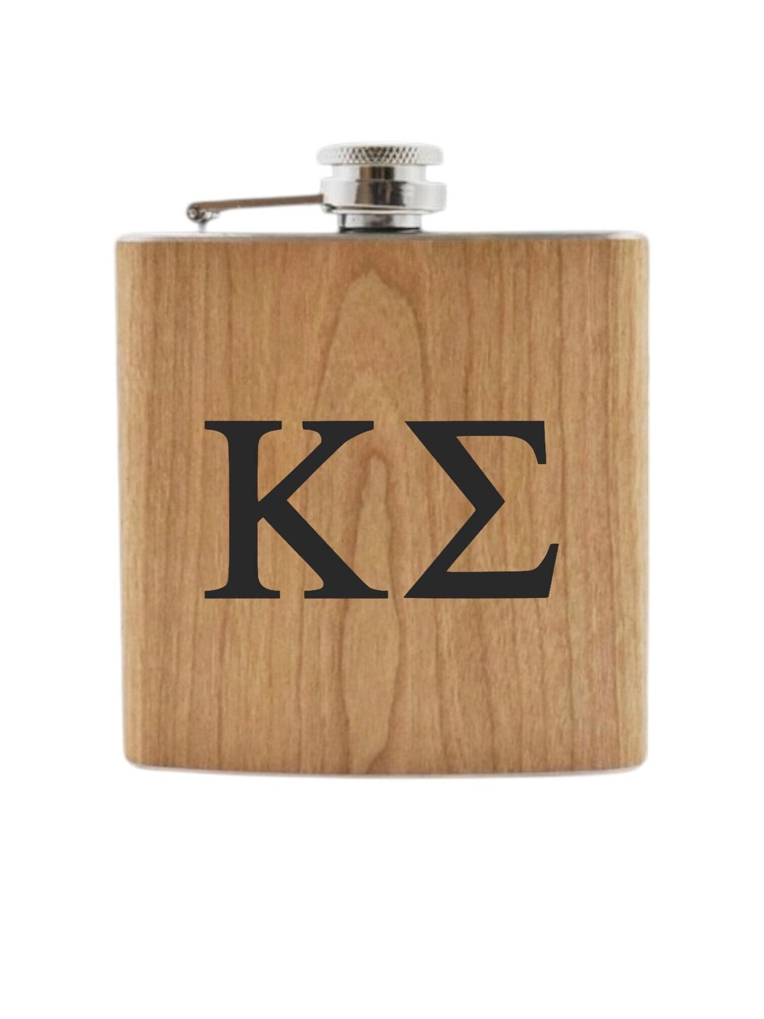 Custom Kappa Sigma K Sig Fraternity Wooden Flask Greek Life Flask ...