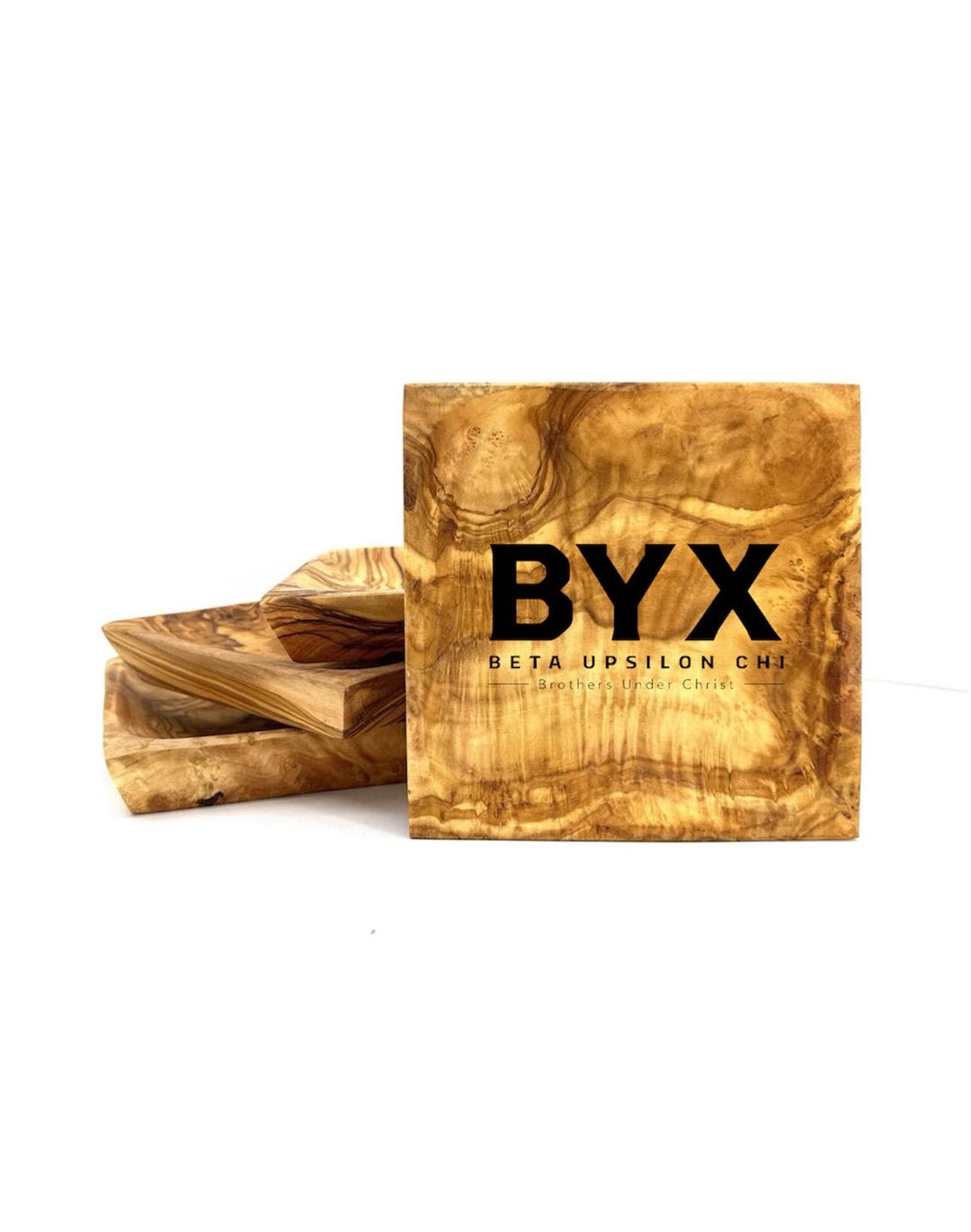 Beta Upsilon Chi Olive Wood Catchall BYX Catchallcustom Fraternity ...