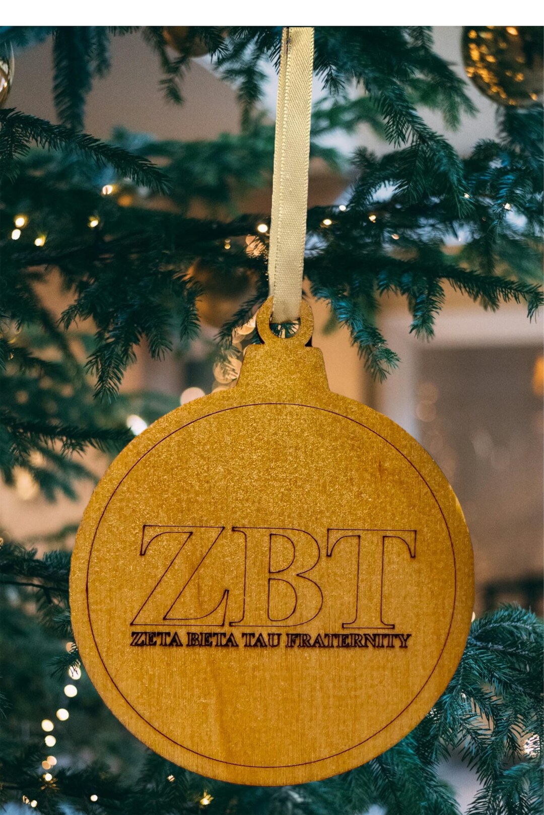 Zeta Beta Tau Christmas Ornaments| ZBT Frat Gifts| Fraternity Ornament ...