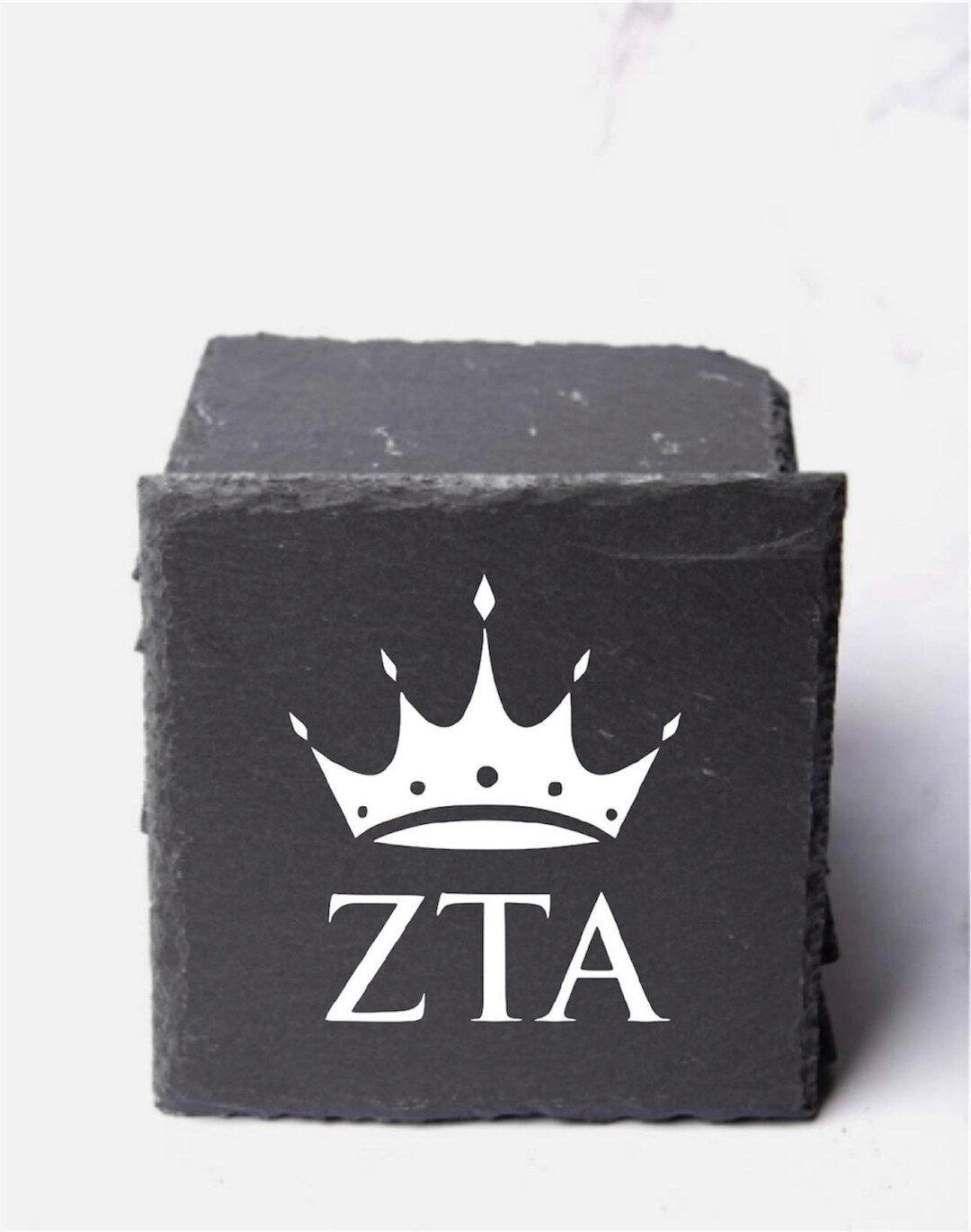 Zeta Tau Alpha Slate Coasters 4 ZETA Coasters Custom Sorority Gifts Greek Life Gifts College ...