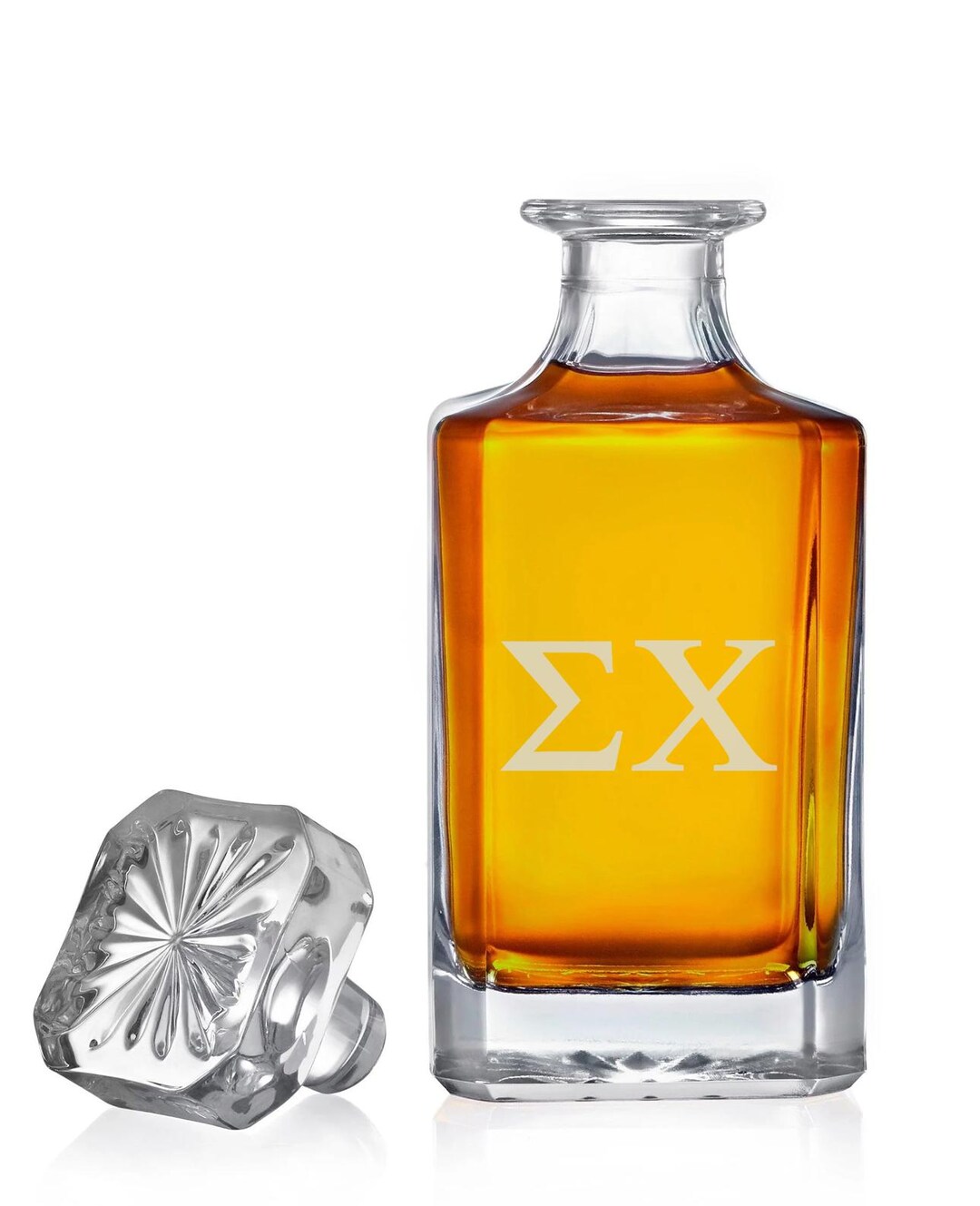Custom Sigma Chi sig Chi Decanter Greek Life 26 Oz Decanter Set ...