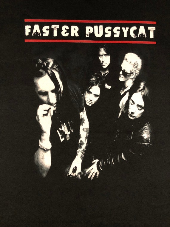 Faster Pussycat Vintage Hard Rock Band T Shirt … Gem