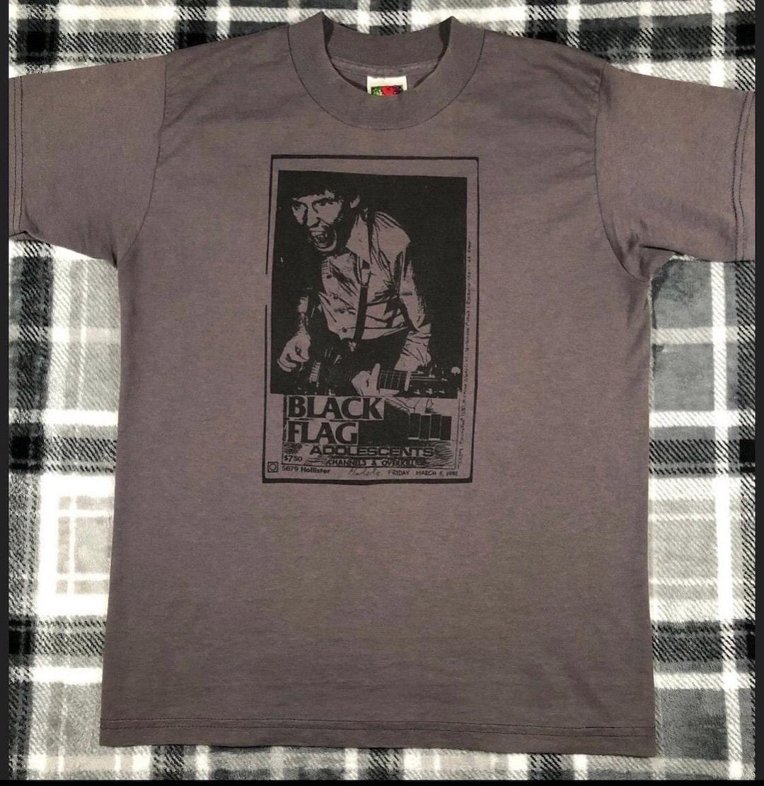 Black Flag - Vintage - Hardcore Punk Rock Band T Shirt - Size Youth 14/ ...