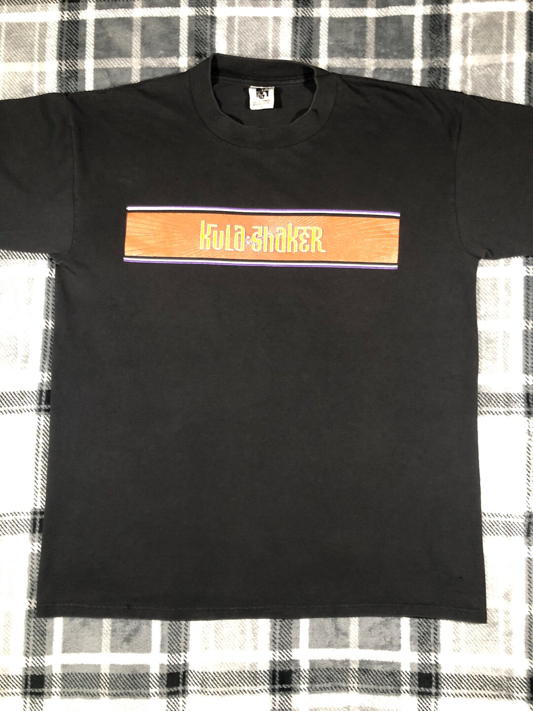 Kula Shaker - Vintage 90s - Britpop Shoegaze Rock Band Single Stitch T ...