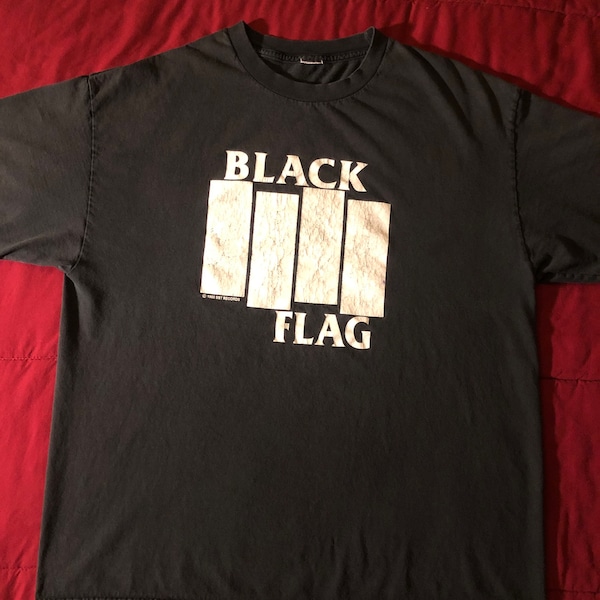 Black Flag Logo T Shirt - Etsy