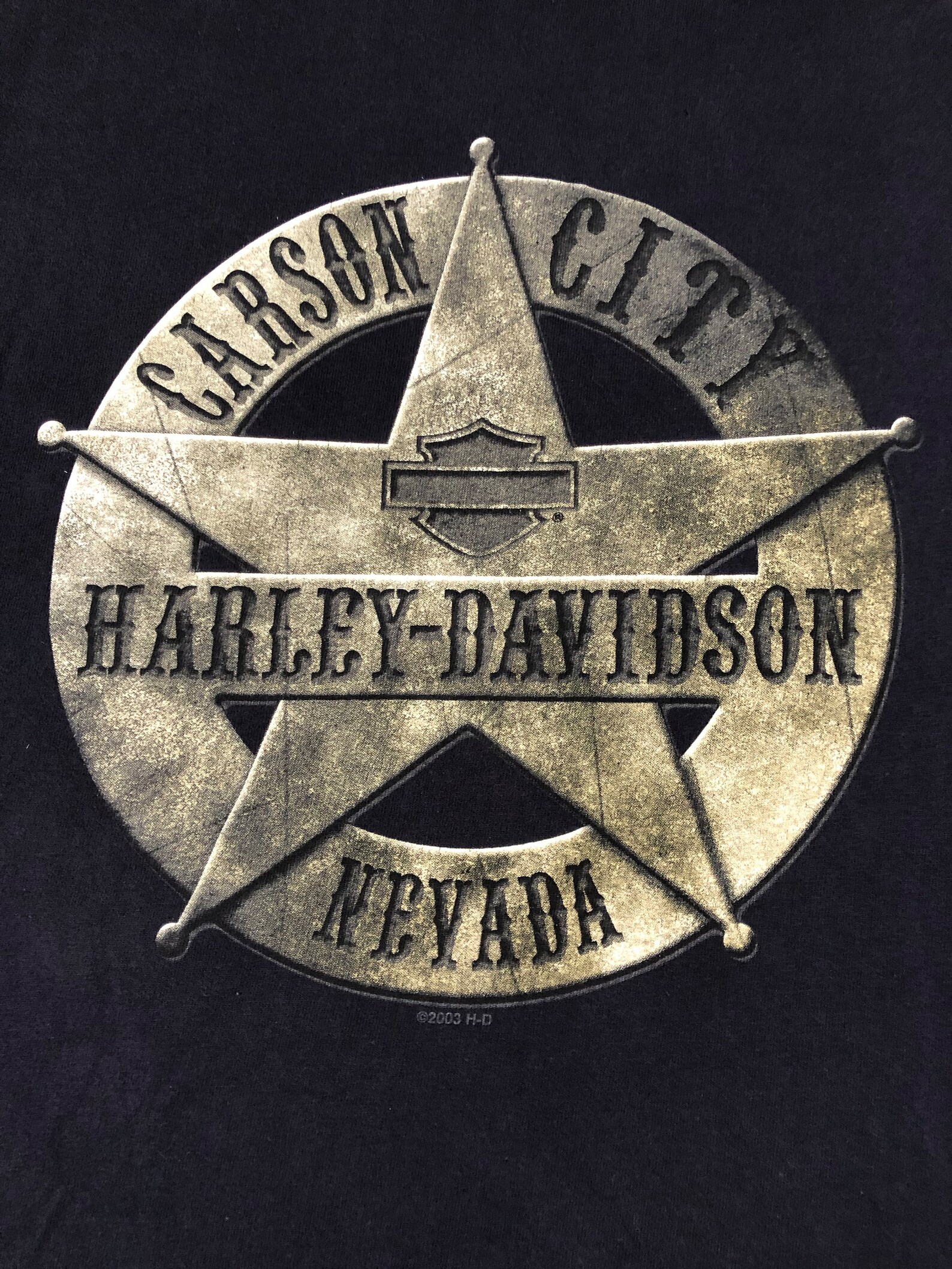Harley Davidson Motorcycles Carson City Nevada Blue Flame Made in USA ...