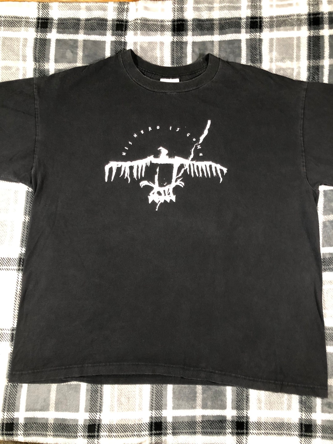 His Hero is Gone - Vintage 90s - Crust Hardcore Punk Rock Band T Shirt ...