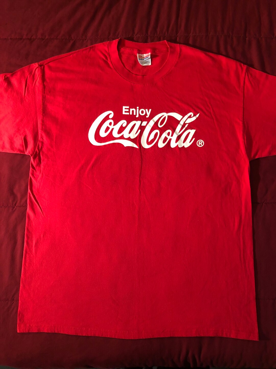 Vintage 90s Coca Cola Coke Classic Soda Pop Brand Made in USA T Shirt ...
