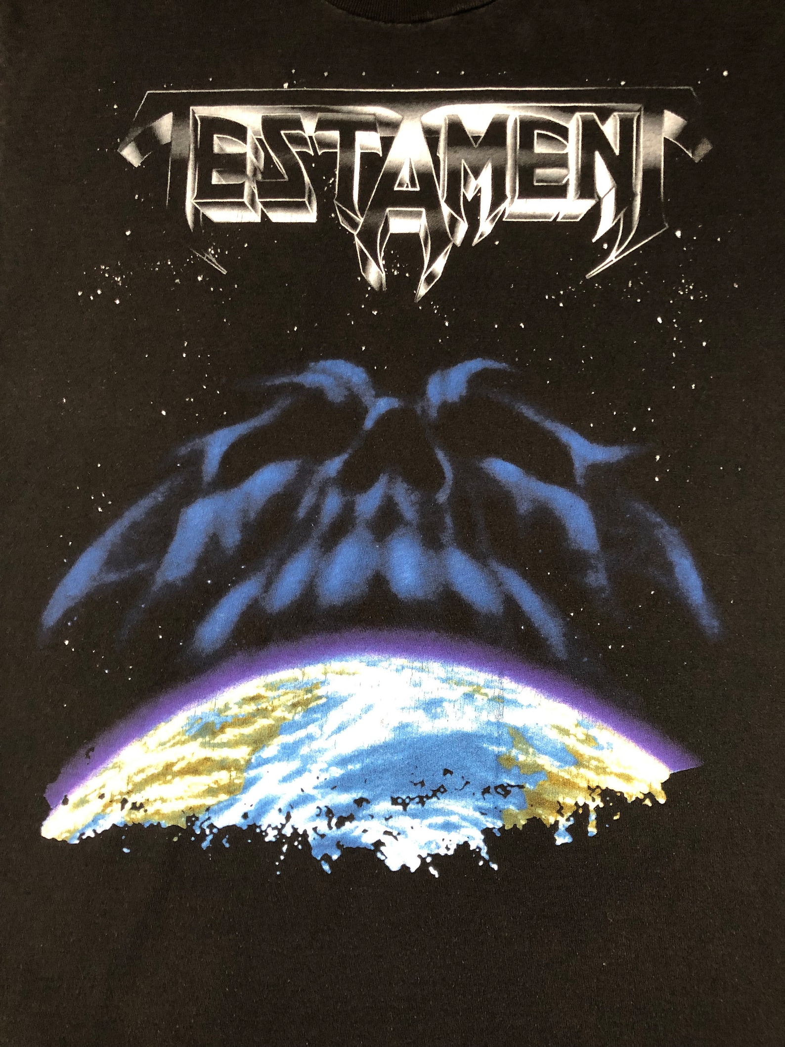 Testament Vintage the New Order Thrash Metal Band Album Distressed T ...