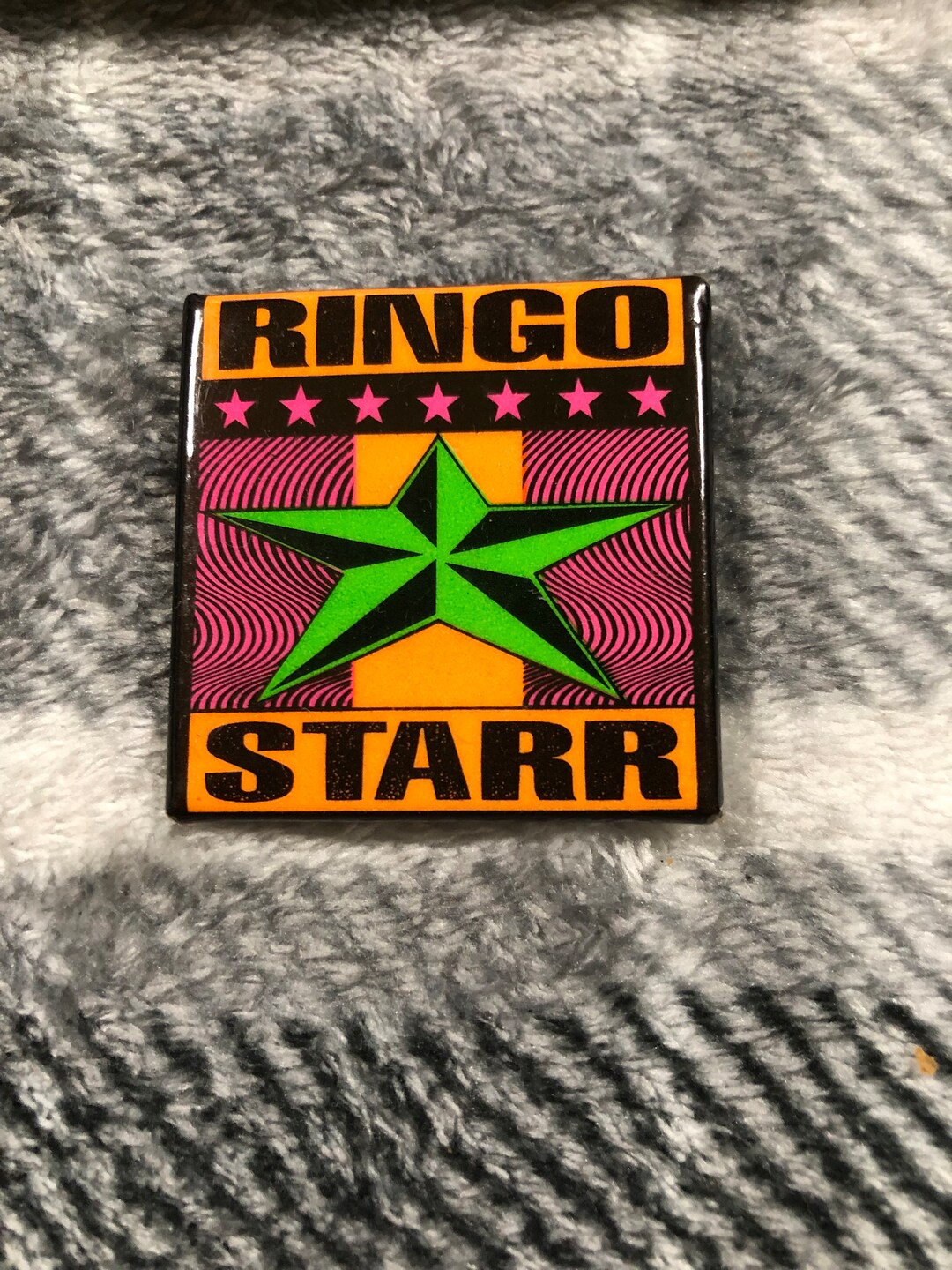 Ringo Starr - Vintage 80s - Rock Band Concert Tour Merch Pin Pinback ...