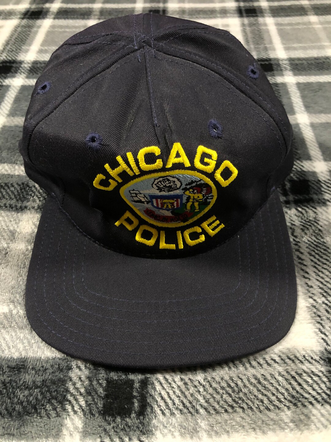 Vintage 90s - Chicago Police Department - Made in USA Trucker Cap ...