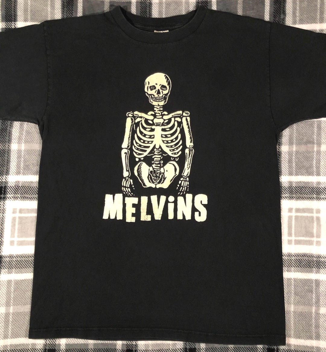 Melvins - Vintage 90s - Glow in the Dark Skeleton - Grunge Metal Punk ...