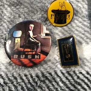 Rush - Vintage 80s - Rock Band Concert Tour Merch Pin Pinback Button - Etsy