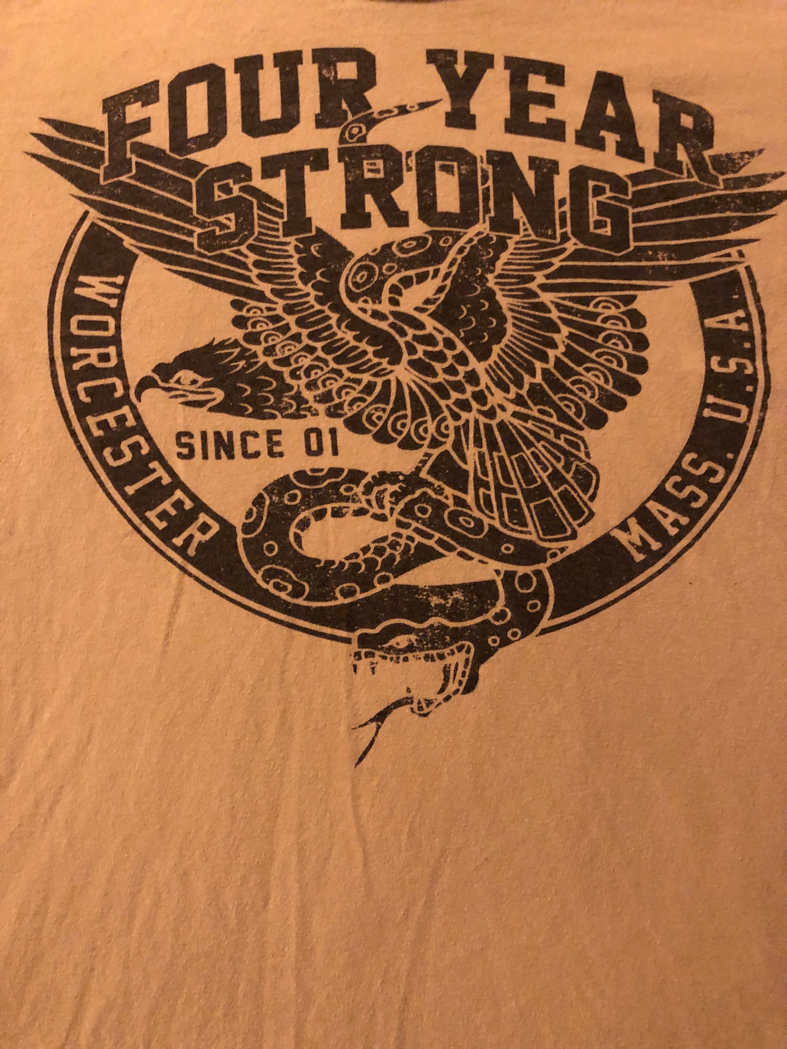 Four Year Strong Logo Pop Punk Rock Band T Shirt Size L | Etsy