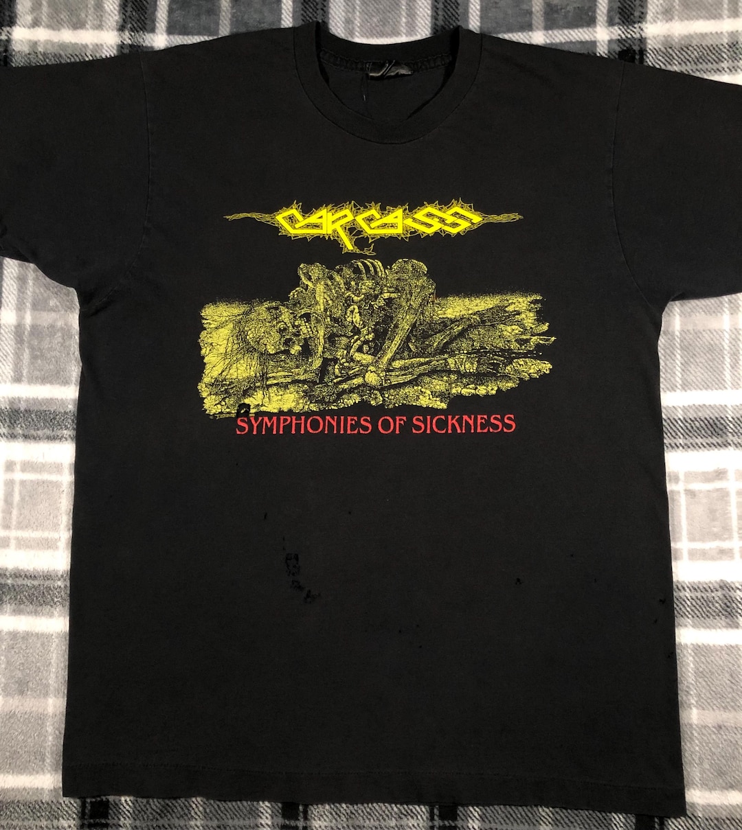 Carcass - Vintage 90s - Symphonies of Sickness 1990 - Earache Records ...