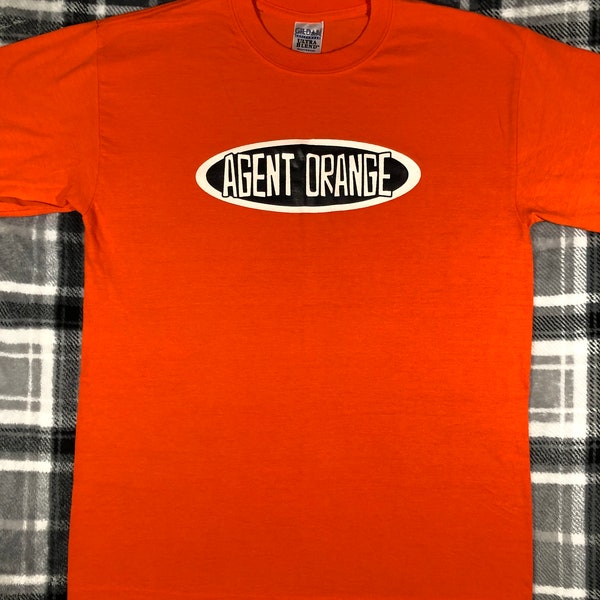 Agent Orange Punk Shirt - Etsy