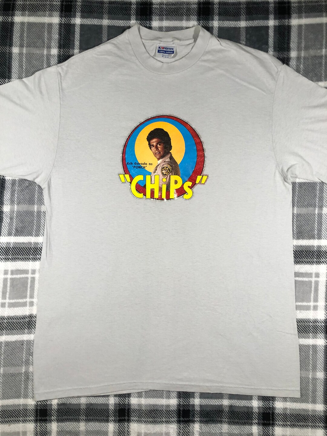 Vintage 80s - Chips Ponch - Erik Estrada - Classic Motorcycle Police ...