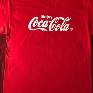 Vintage 90s Coca Cola Coke Classic Soda Pop Brand Made in USA T Shirt ...