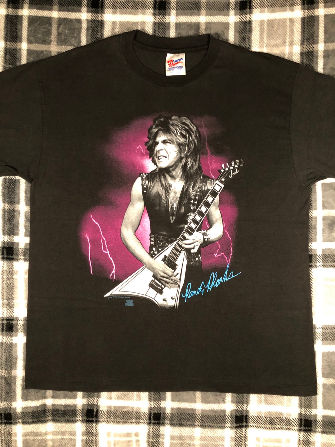 Randy Rhoads Vintage 90s Metal Hard Rock Ozzy Osborne Guitarist Single ...
