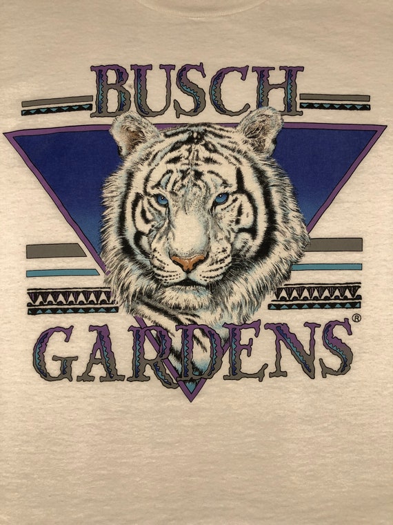 Vintage 90s - Busch Gardens - White Tiger - Theme Par… - Gem