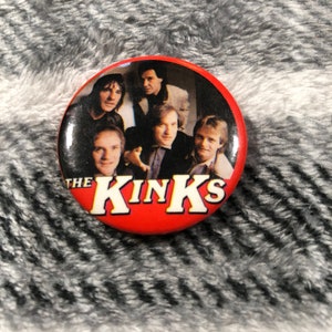 The Kinks - Vintage 80s - Rock Band Pin Pinback Button - Etsy