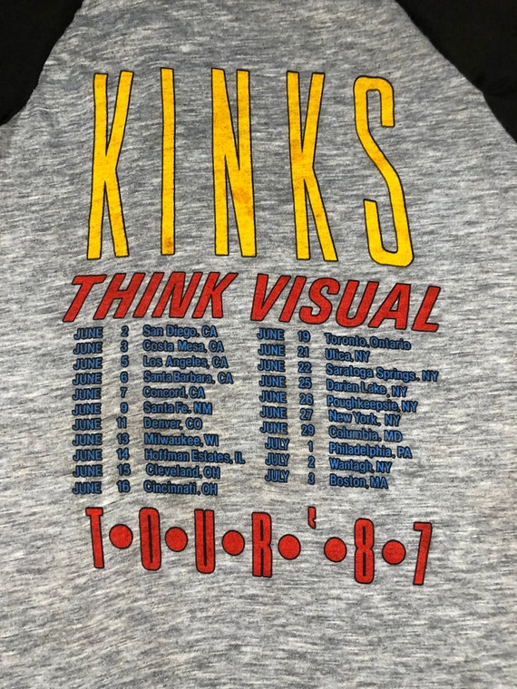 The Kinks - Vintage 80s - Think Visual Tour 1987 - Ro… - Gem