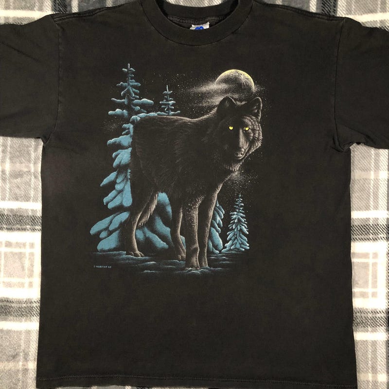 1970s Wolves Shirt - Etsy