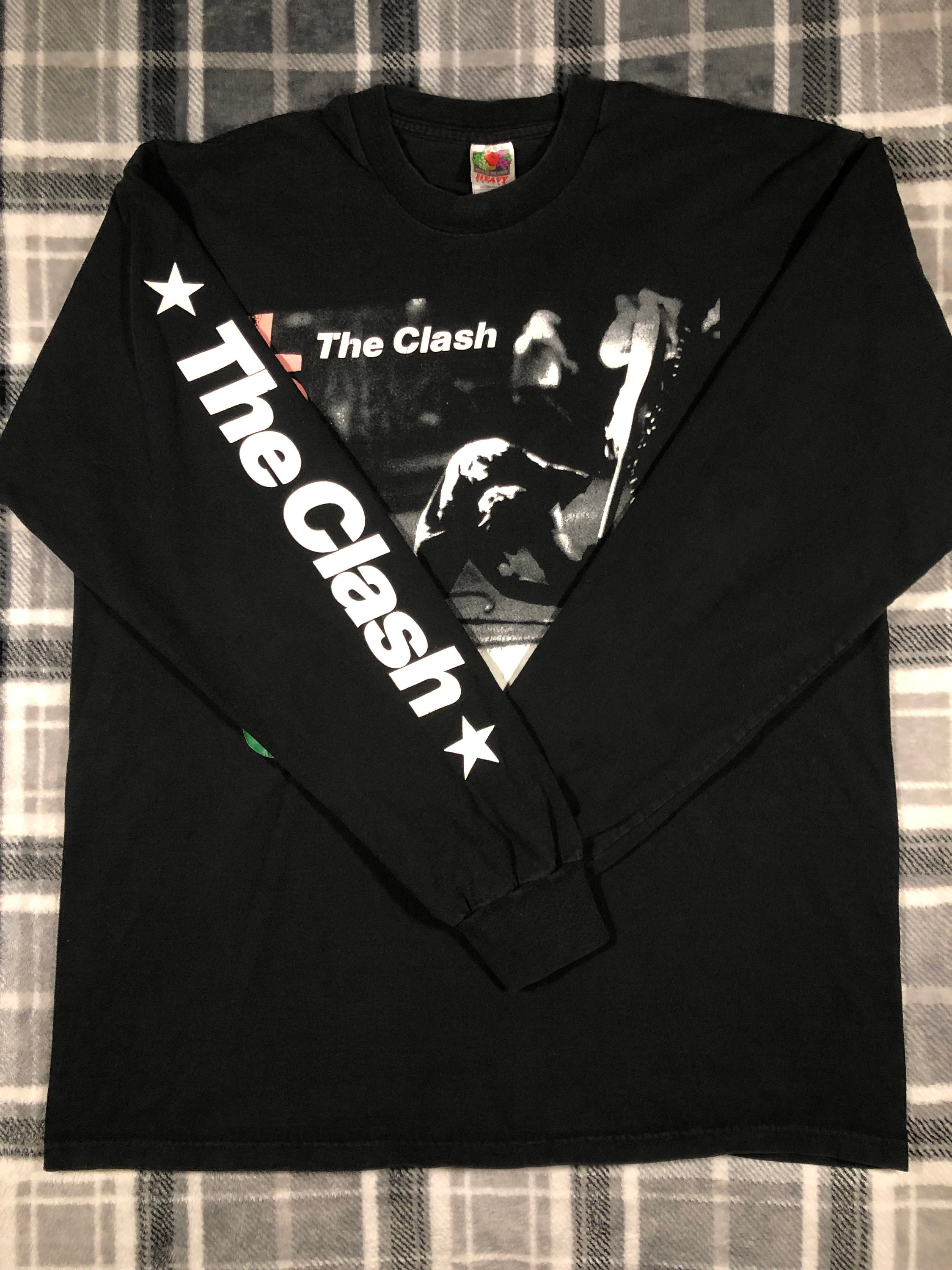The Clash - Vintage 90s - London Calling - Punk Rock Band Long Sleeve T ...