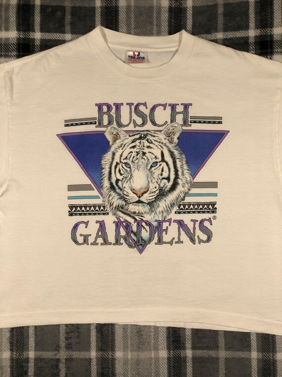 Vintage 90s - Busch Gardens - White Tiger - Theme Par… - Gem