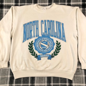 Vintage 80s Tar Heels University of North Carolina Classic College Made ...