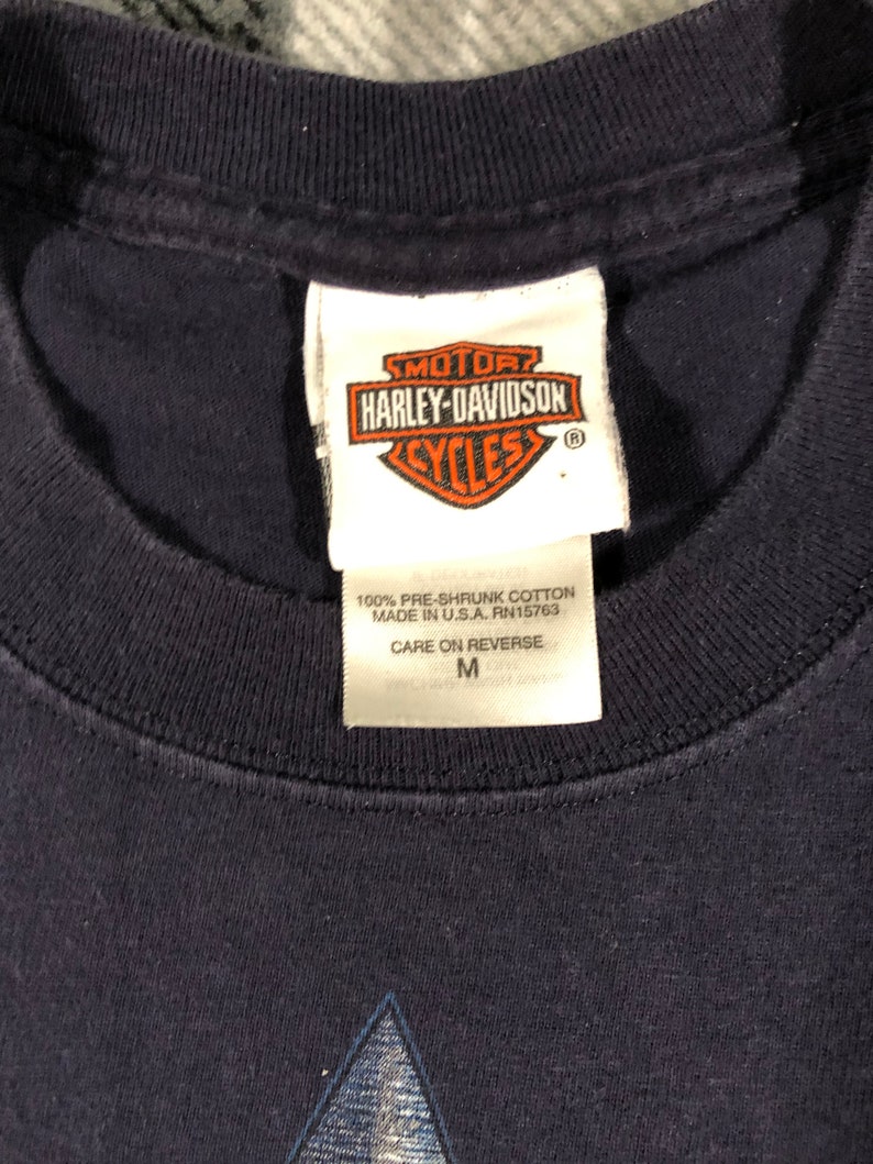 Harley Davidson Motorcycles Carson City Nevada Blue Flame Made in USA ...