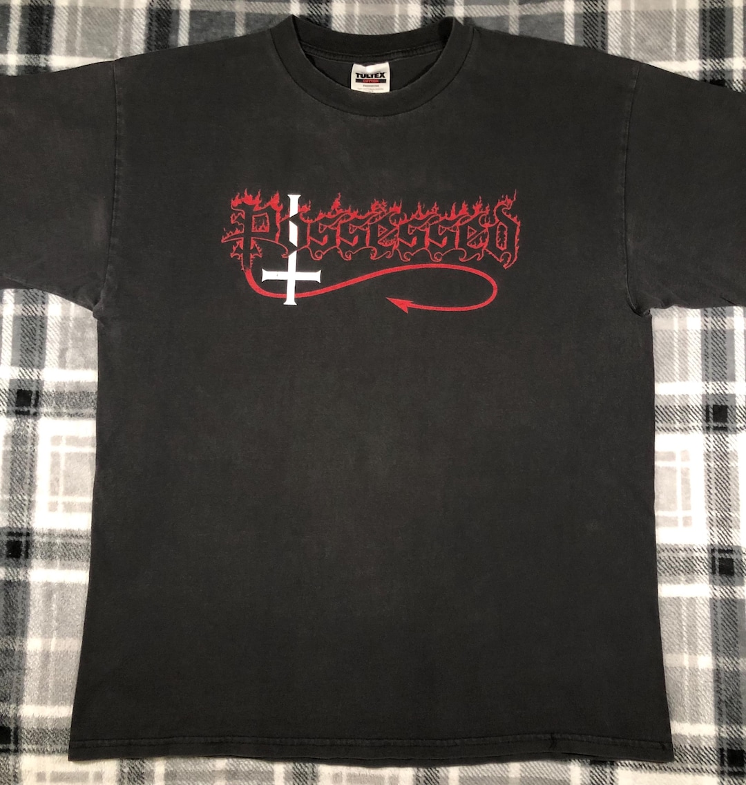 Possessed - Vintage 90s - Seven Churches - Death Metal Band T Shirt ...
