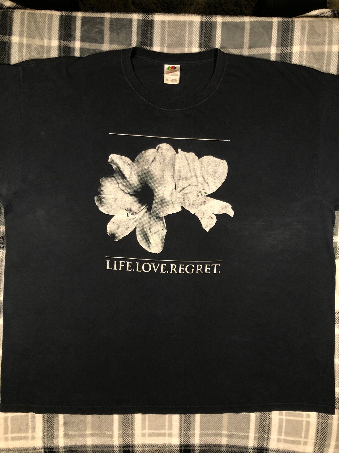 Unbroken Vintage Y2K Life Love Regret Hardcore Metal Band T Shirt Size ...